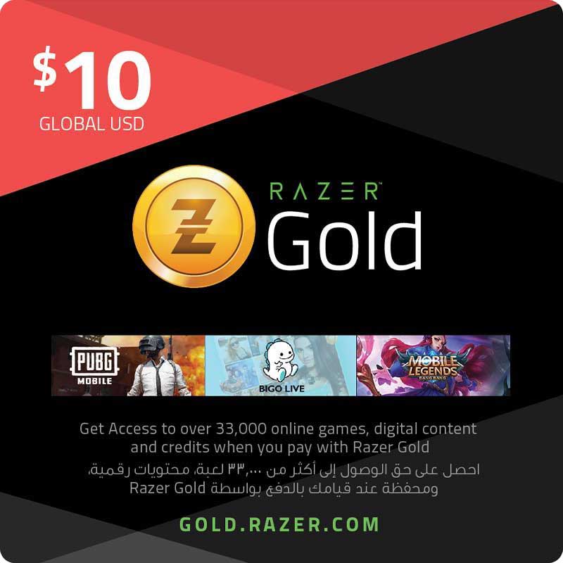 Buy Razer Gold Global $10 - Instant Delivery - Gamers Side Buy Razer Gold Global $10 - Instant Delivery - Gamers Side