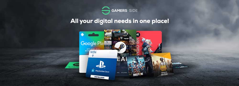 Gamers Side - Buy Digital Gift Cards, Game Cards & Top-ups